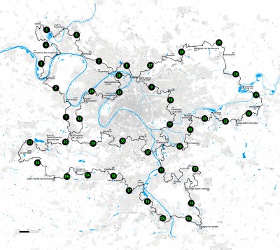 Le sentier métropolitain du très Grand Paris | Cartes papier